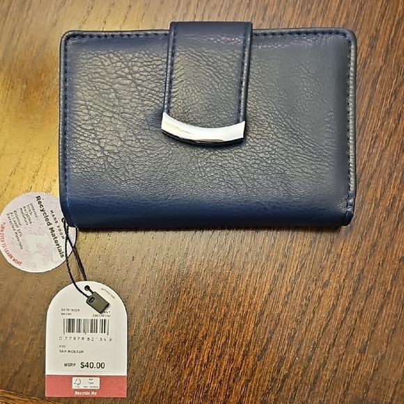 mundi | Bags | Mundi Blue Key Card Holder Sleek Design | Poshmark